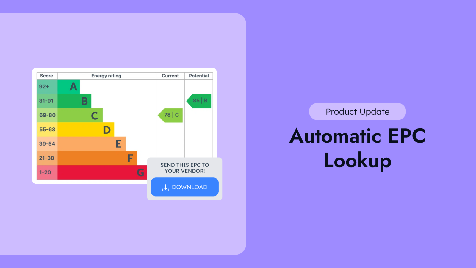 New Feature: Automatic EPC Look Up - PropertyBox