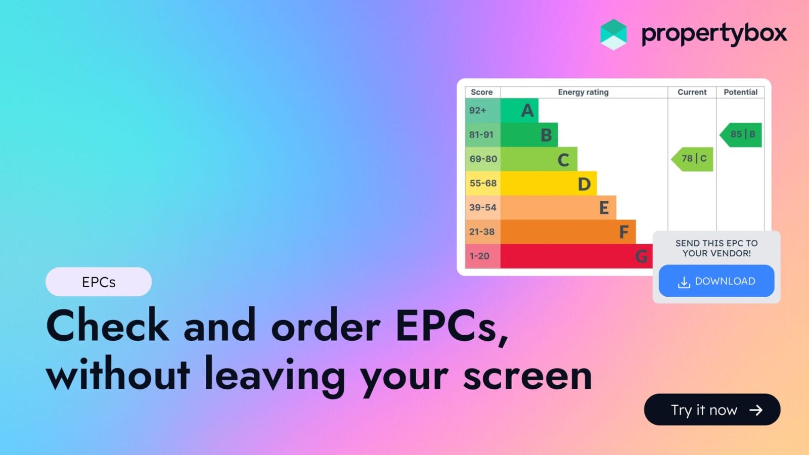 EPC Order: Check, Order & Download | PropertyBox