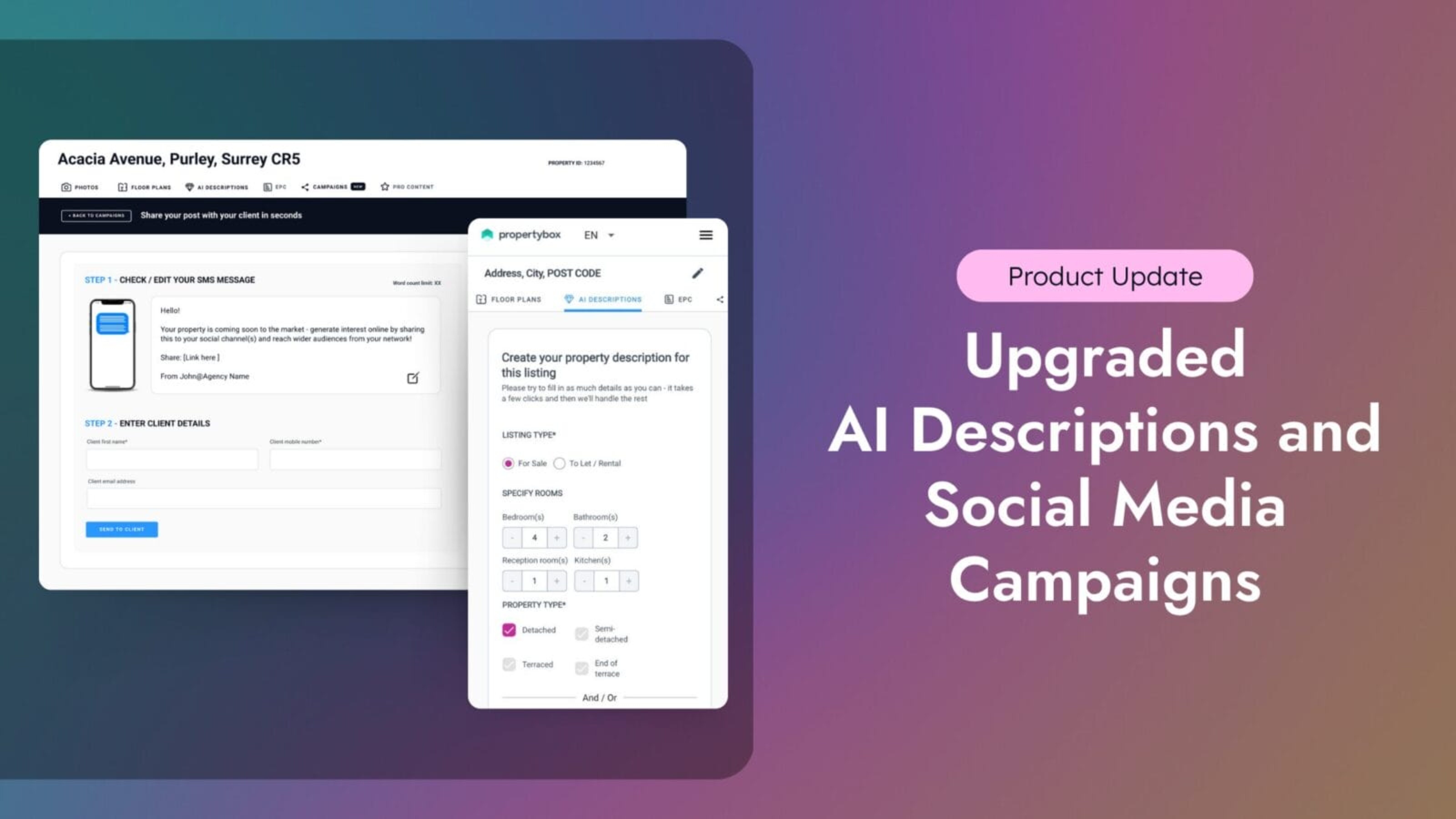 Product Update: Upgraded AI Descriptions and Social Media Campaigns ...